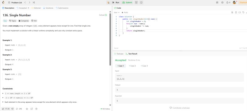 Find the single number in a duplicate array | Kapil Bodhare posted on ... Find the single number in a duplicate array | Kapil Bodhare posted on ...