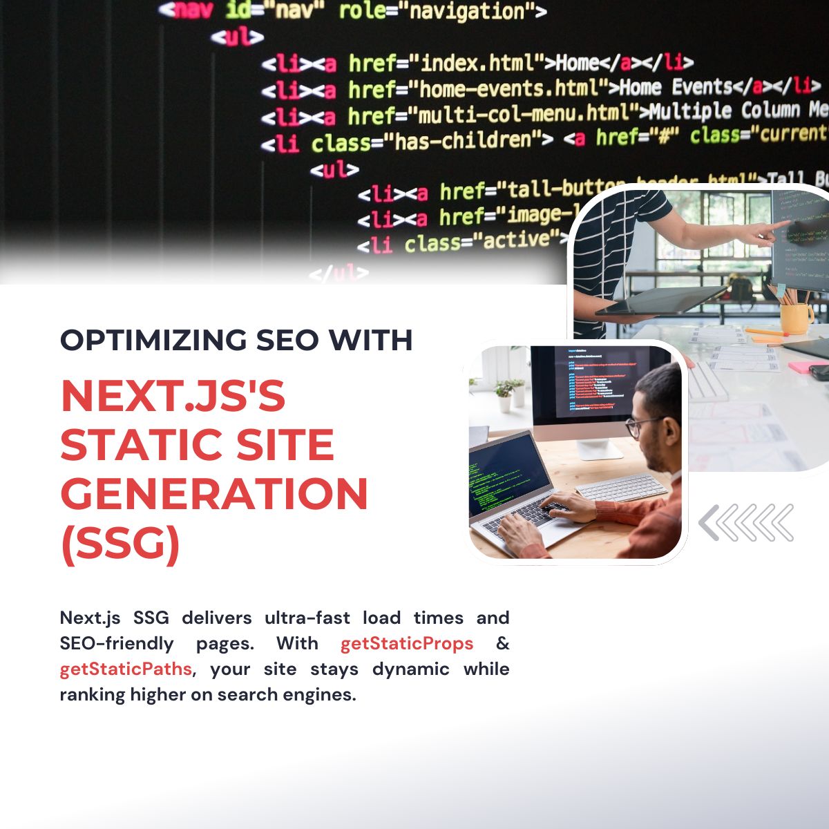 Syed Irfan Sherazi on LinkedIn: #nextjs #staticsitegeneration #ssg #seo ... Syed Irfan Sherazi on LinkedIn: #nextjs #staticsitegeneration #ssg #seo ...