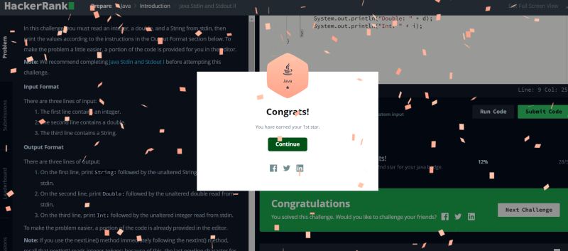 Harshit Mishra on LinkedIn: #connections #java #hackerrank #programming ... Harshit Mishra on LinkedIn: #connections #java #hackerrank #programming ...