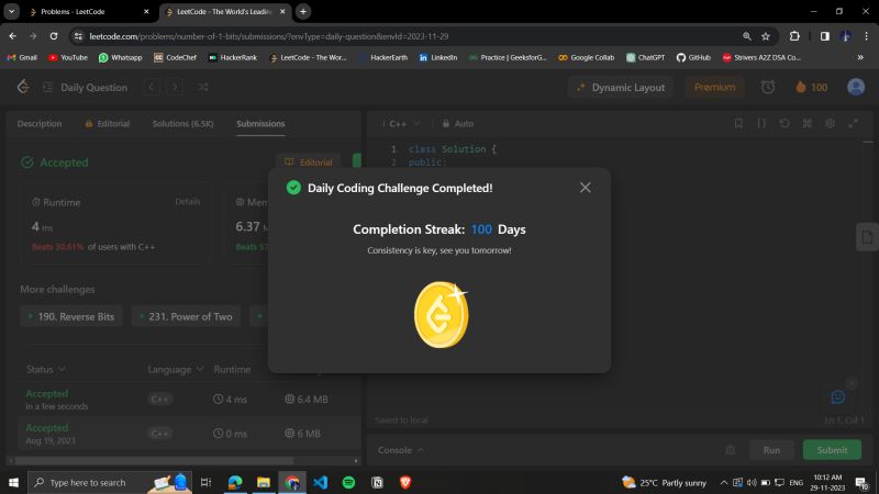 Kaushik Borah on LinkedIn: #leetcode #coding Kaushik Borah on LinkedIn: #leetcode #coding