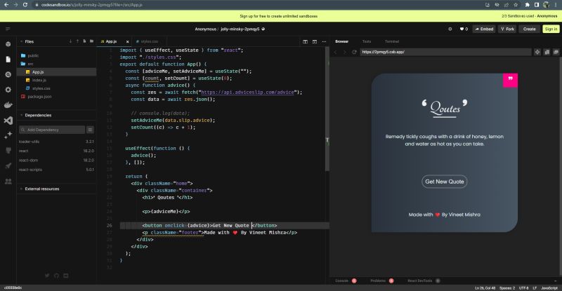 #react #javascript #webdevelopment | Vineet Mishra #react #javascript #webdevelopment | Vineet Mishra