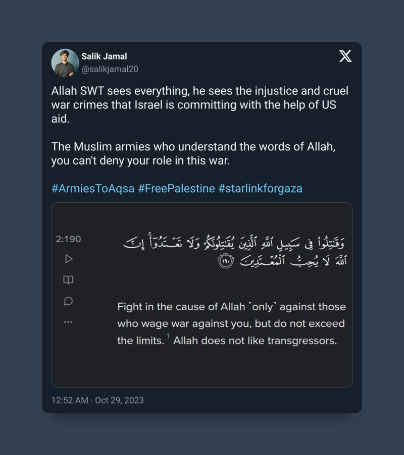 Salik Jamal on LinkedIn: #freepalestine Salik Jamal on LinkedIn: #freepalestine