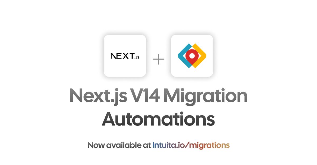 Codemod on LinkedIn: #nextjs #nextjs14 #migration #automation Codemod on LinkedIn: #nextjs #nextjs14 #migration #automation