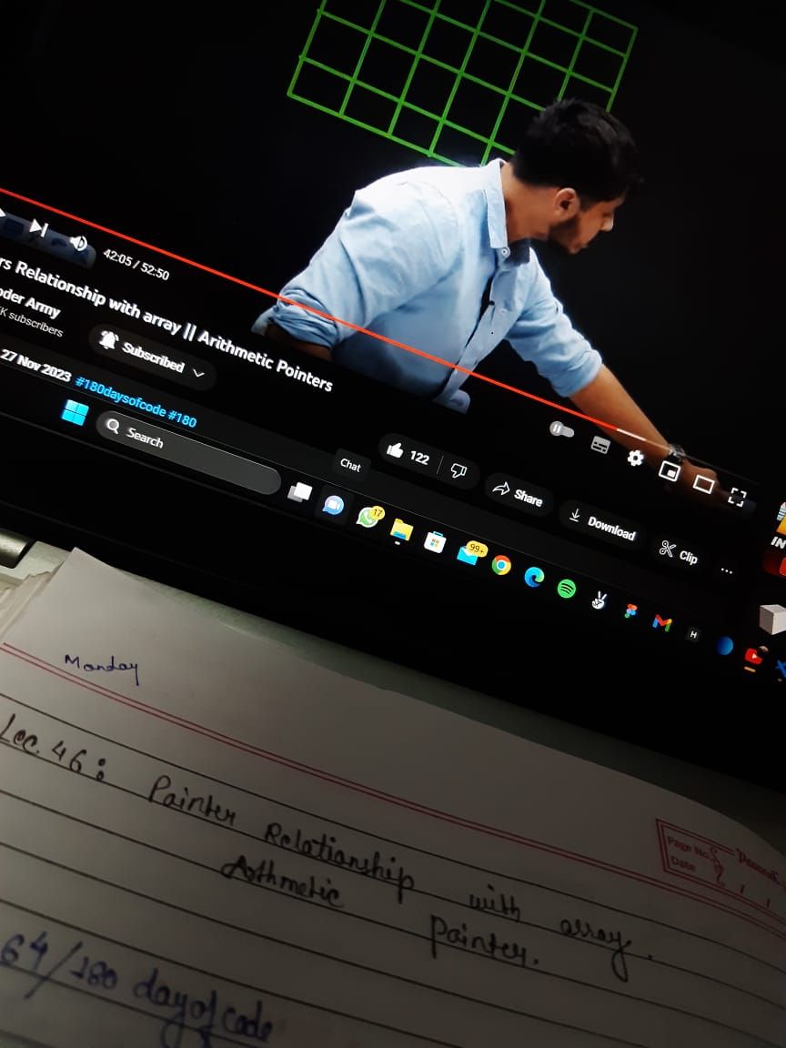 Prashant Kumar Das on LinkedIn: #180daysofcode #pointersandarrays # ... Prashant Kumar Das on LinkedIn: #180daysofcode #pointersandarrays # ...