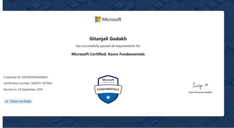 Gitanjali Gadakh on LinkedIn: #azurefundamentals # ... Gitanjali Gadakh on LinkedIn: #azurefundamentals # ...