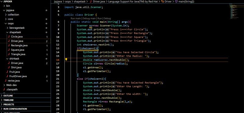 #java #coding #2dshapes #objectorientedprogramming #geometry… | Mohd Junaid #java #coding #2dshapes #objectorientedprogramming #geometry… | Mohd Junaid