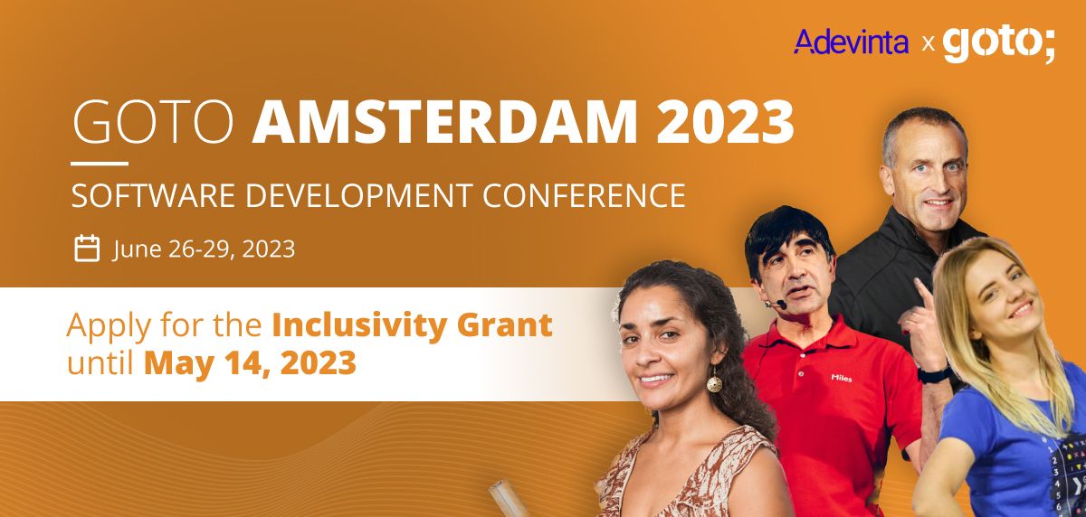GOTO Conferences on LinkedIn: Apply for the GOTO Amsterdam 2023 ... GOTO Conferences on LinkedIn: Apply for the GOTO Amsterdam 2023 ...