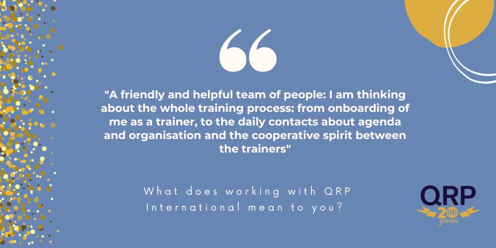 #qrpdevelopingprofessionals #qrp20years #bestpractices | QRP Belgium #qrpdevelopingprofessionals #qrp20years #bestpractices | QRP Belgium
