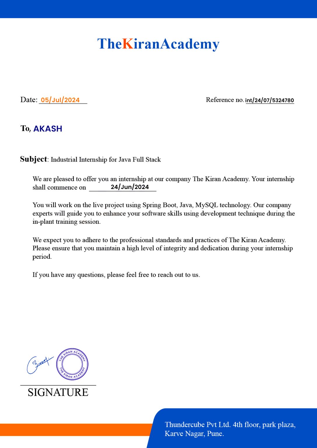 Akash Yadav on LinkedIn: #java #fullstackdevelopment #internship # ... Akash Yadav on LinkedIn: #java #fullstackdevelopment #internship # ...