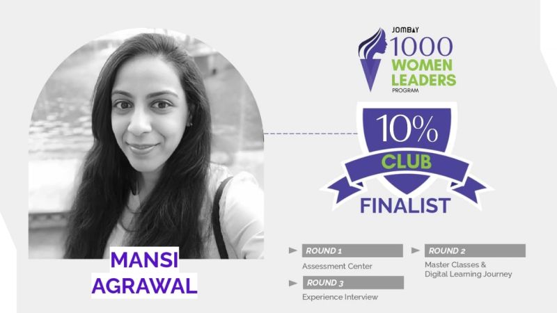 Mansi Agrawal on LinkedIn: #jombay #1000womenleadersprogram | 10 comments Mansi Agrawal on LinkedIn: #jombay #1000womenleadersprogram | 10 comments