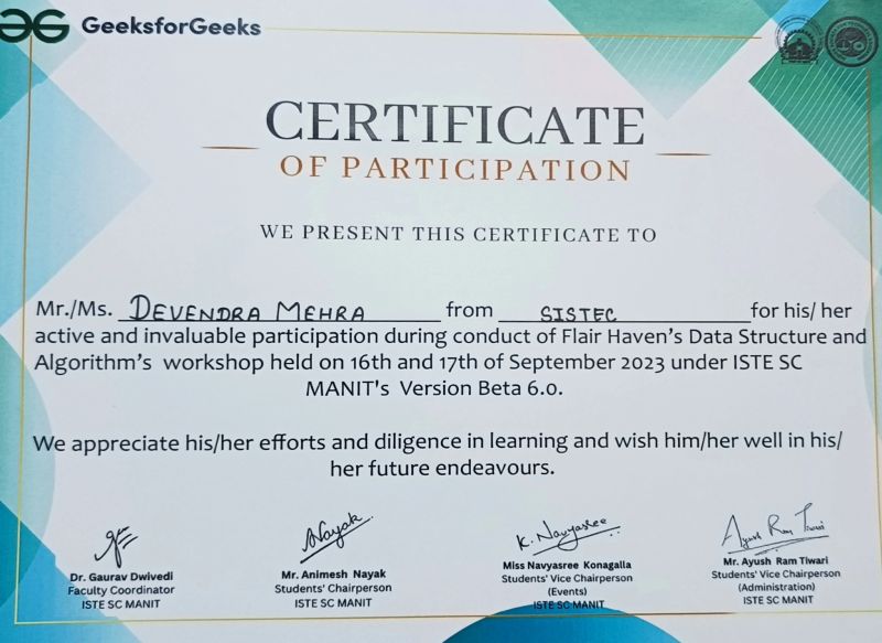 Devendra Mehra on LinkedIn: #datastructures #algorithms #continuouslearning Devendra Mehra on LinkedIn: #datastructures #algorithms #continuouslearning