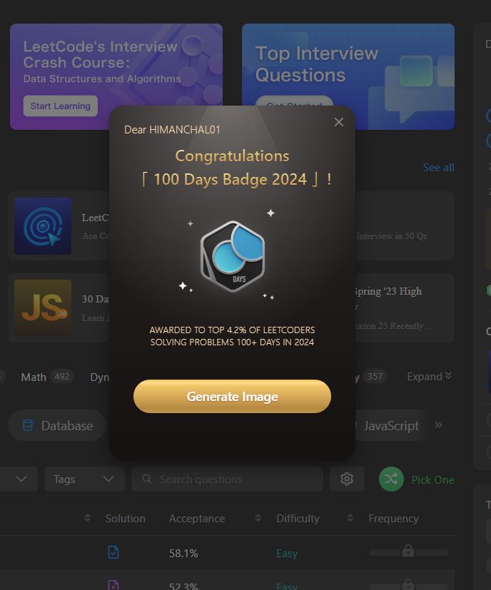 Himanchal Dasgupta on LinkedIn: #leetcode #codingjourney #consistency # ... Himanchal Dasgupta on LinkedIn: #leetcode #codingjourney #consistency # ...