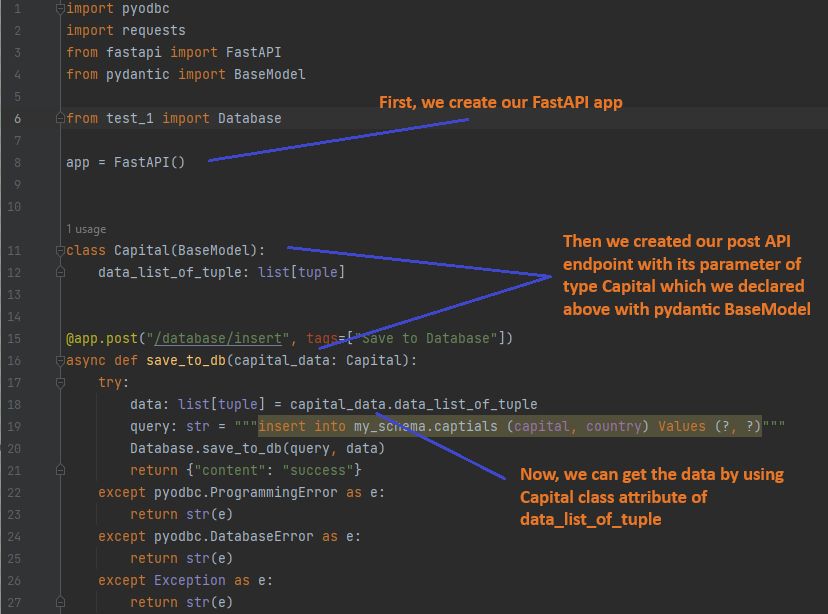 Fatih Duzenli on LinkedIn: Has anyone created FastAPI post endpoint in ... Fatih Duzenli on LinkedIn: Has anyone created FastAPI post endpoint in ...