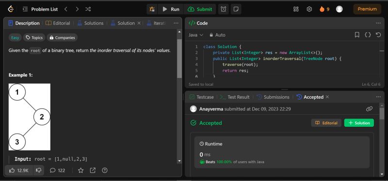 #leetcode #100daysofcode #drgvishwanathan #vitbhopal #day92… | Anay Verma #leetcode #100daysofcode #drgvishwanathan #vitbhopal #day92… | Anay Verma