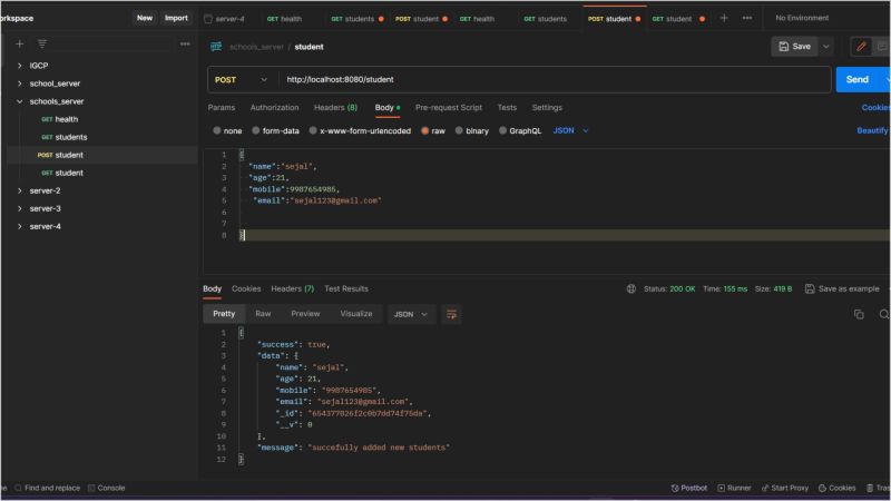 Sejal Kakade on LinkedIn: Recently, I have create my first backend ... Sejal Kakade on LinkedIn: Recently, I have create my first backend ...
