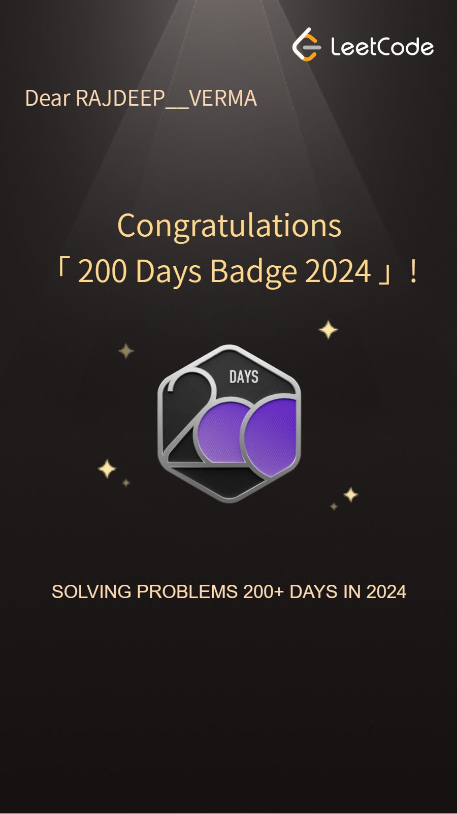 Rajdeep Verma on LinkedIn: #leetcode #codingjourney #milestone # ... Rajdeep Verma on LinkedIn: #leetcode #codingjourney #milestone # ...