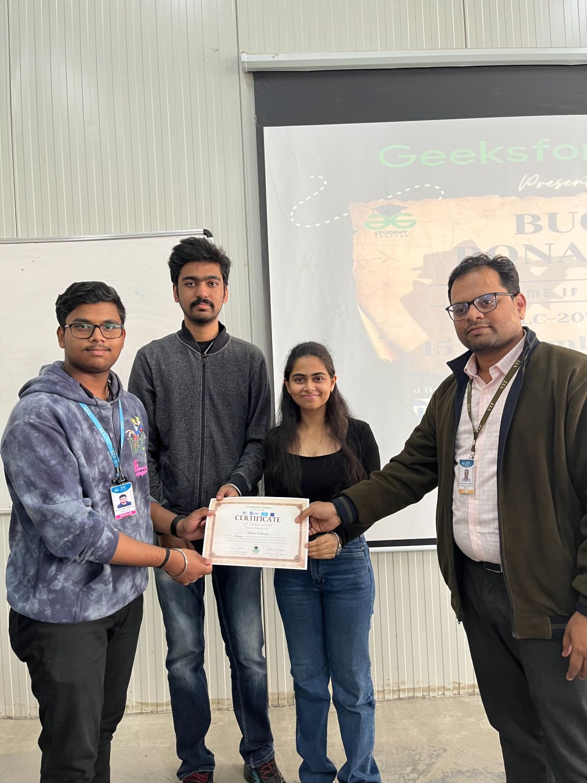 Shishir Mukherjee on LinkedIn: #gfgvitbhopal #hackwithahint #treasurehunt Shishir Mukherjee on LinkedIn: #gfgvitbhopal #hackwithahint #treasurehunt
