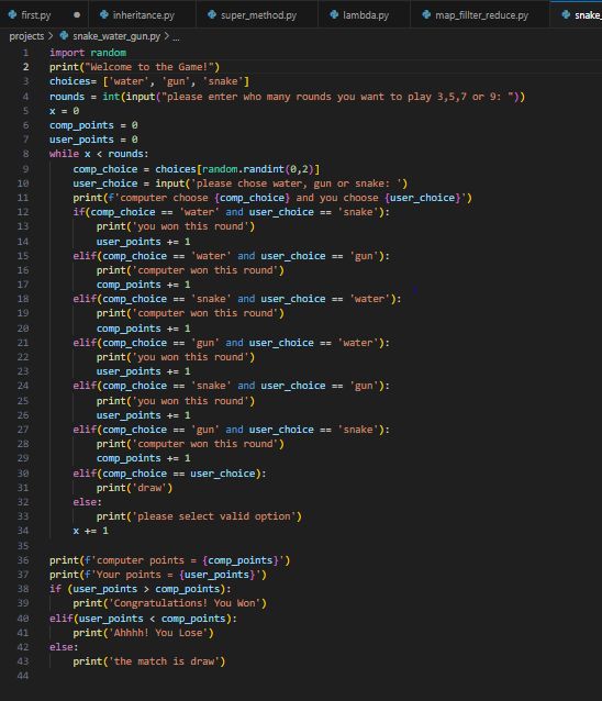 #python #beginnerprojects #codingfun #learningtocode #watersnakegun ... #python #beginnerprojects #codingfun #learningtocode #watersnakegun ...