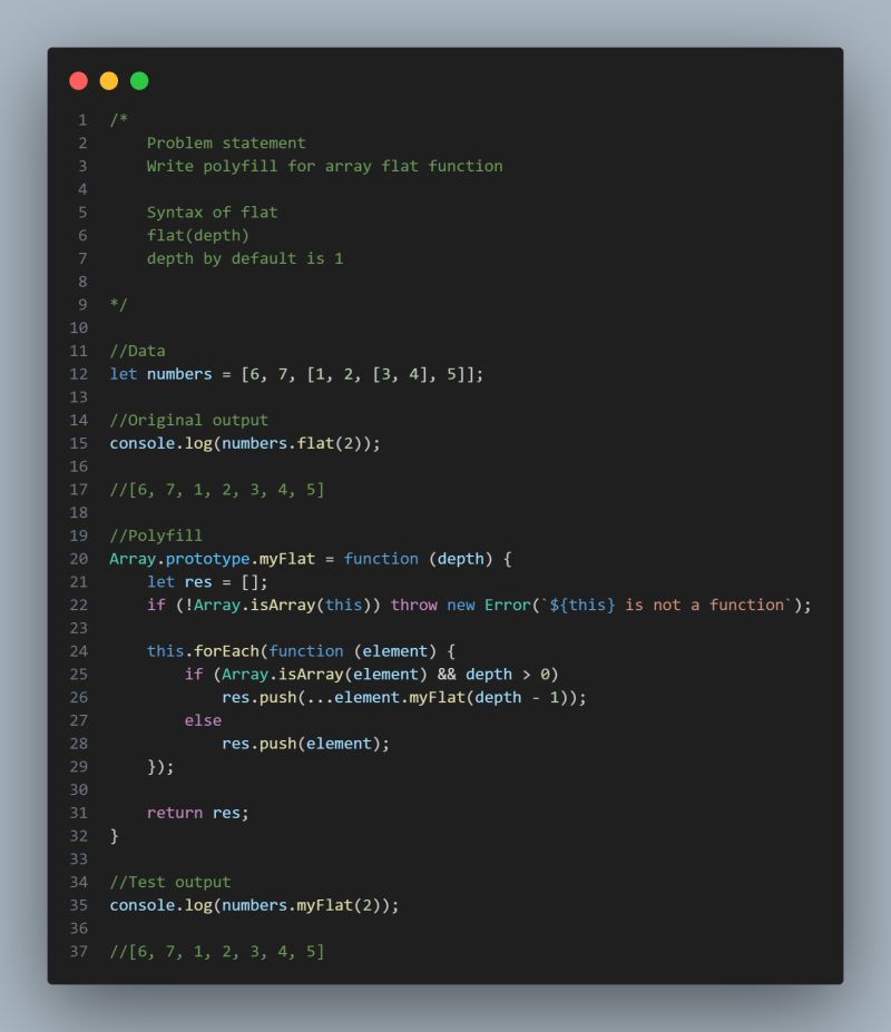 Ashutosh P. on LinkedIn: 💼 Refining the solution for Array flat ... Ashutosh P. on LinkedIn: 💼 Refining the solution for Array flat ...