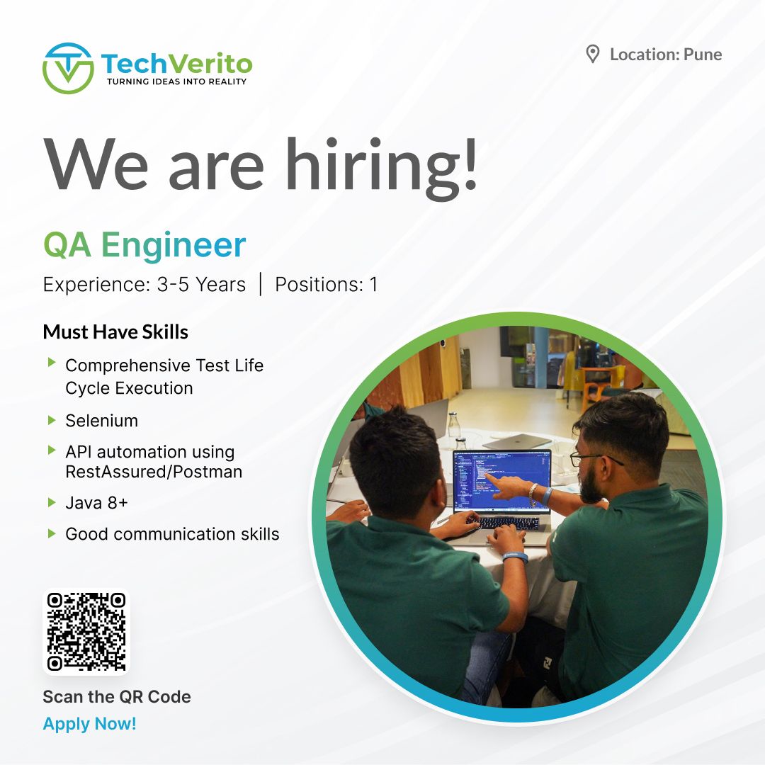 Krishna Badani on LinkedIn: #qaautomation #selenium #restassured # ... Krishna Badani on LinkedIn: #qaautomation #selenium #restassured # ...