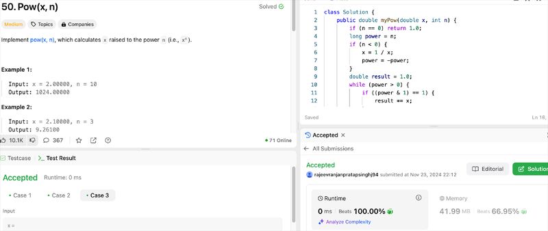 Rajeev Ranjan Pratap Singh on LinkedIn: #exponentiationbysquaring # ... Rajeev Ranjan Pratap Singh on LinkedIn: #exponentiationbysquaring # ...