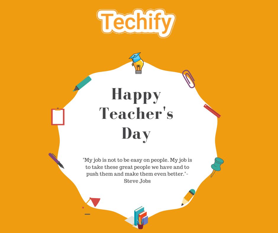 Techify Solutions Pvt Ltd on LinkedIn: #teachersday #educationmatters # ... Techify Solutions Pvt Ltd on LinkedIn: #teachersday #educationmatters # ...
