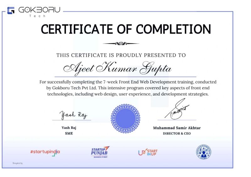 Ajeet Gupta on LinkedIn: #webdevelopment #frontend #html #css # ... Ajeet Gupta on LinkedIn: #webdevelopment #frontend #html #css # ...