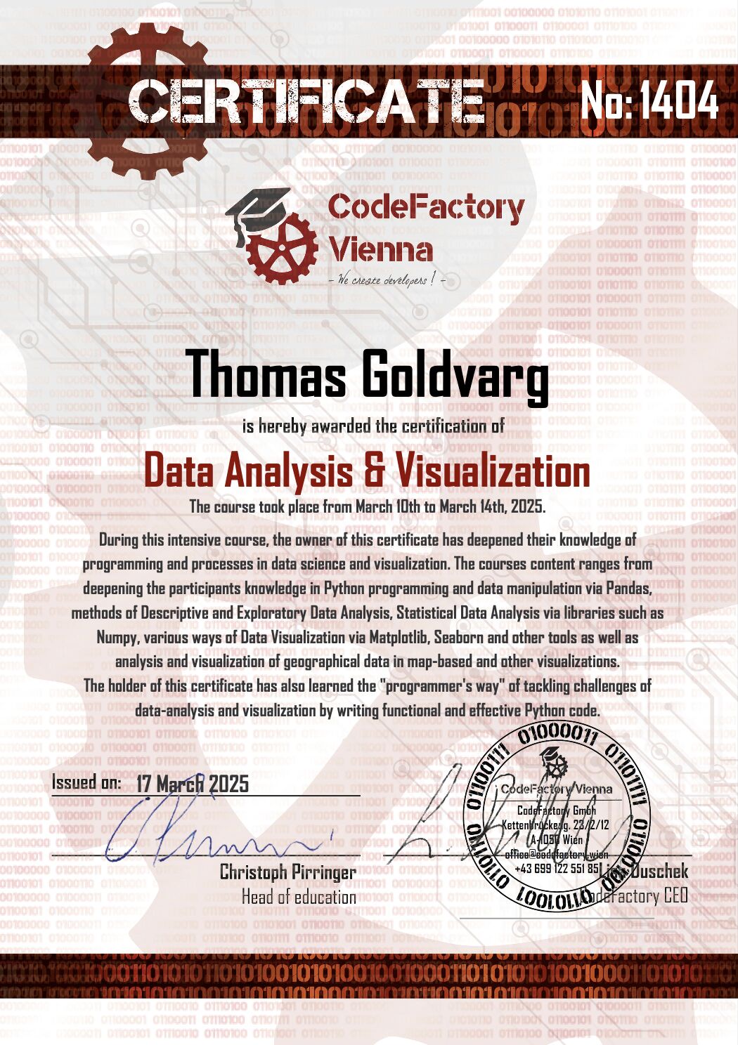 #python #dataanalysis | Thomas Goldvarg #python #dataanalysis | Thomas Goldvarg