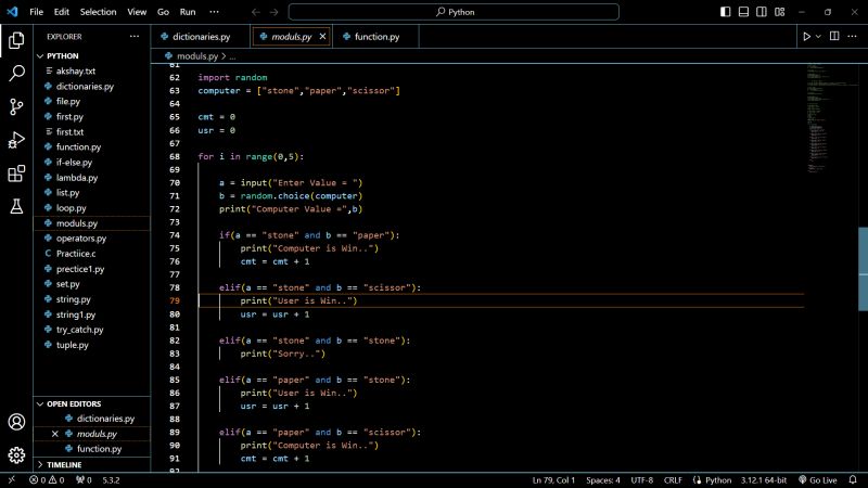 Akshay Dobariya on LinkedIn: #pythonprogramming #100daysofcode #python ... Akshay Dobariya on LinkedIn: #pythonprogramming #100daysofcode #python ...