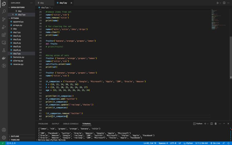 TBH i’m just enjoying this challenge of #30daysofpython from Asabeneh ... TBH i’m just enjoying this challenge of #30daysofpython from Asabeneh ...