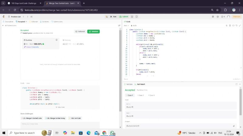 Priyanka Maity on LinkedIn: #100daysofleetcodechallenge #leetcode #java ... Priyanka Maity on LinkedIn: #100daysofleetcodechallenge #leetcode #java ...