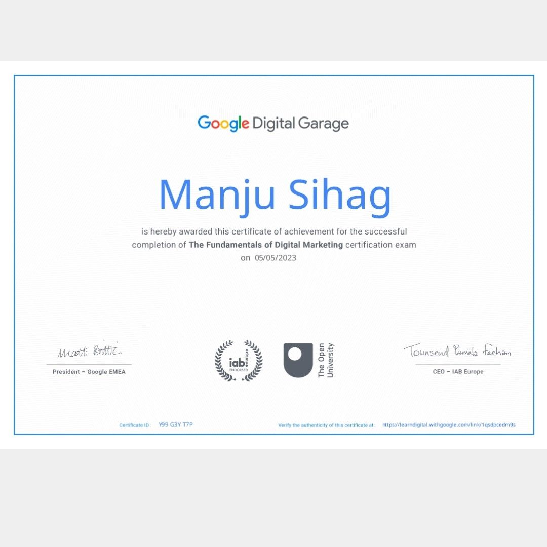 #digitalmarketing #certificationachievement #googledigitalgarage ... #digitalmarketing #certificationachievement #googledigitalgarage ...