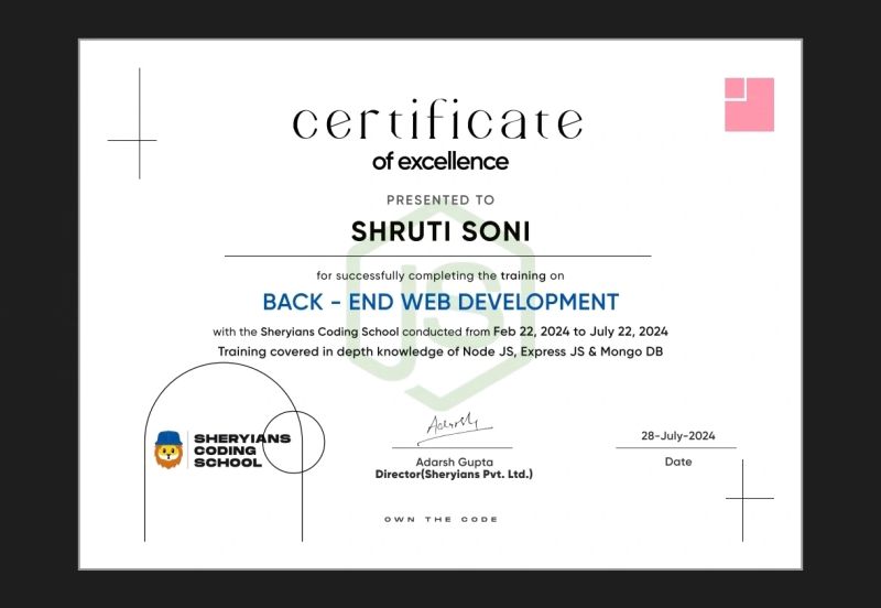 Shruti Soni on LinkedIn: #javascript #reactjs #nodejs #webdevelopment Shruti Soni on LinkedIn: #javascript #reactjs #nodejs #webdevelopment