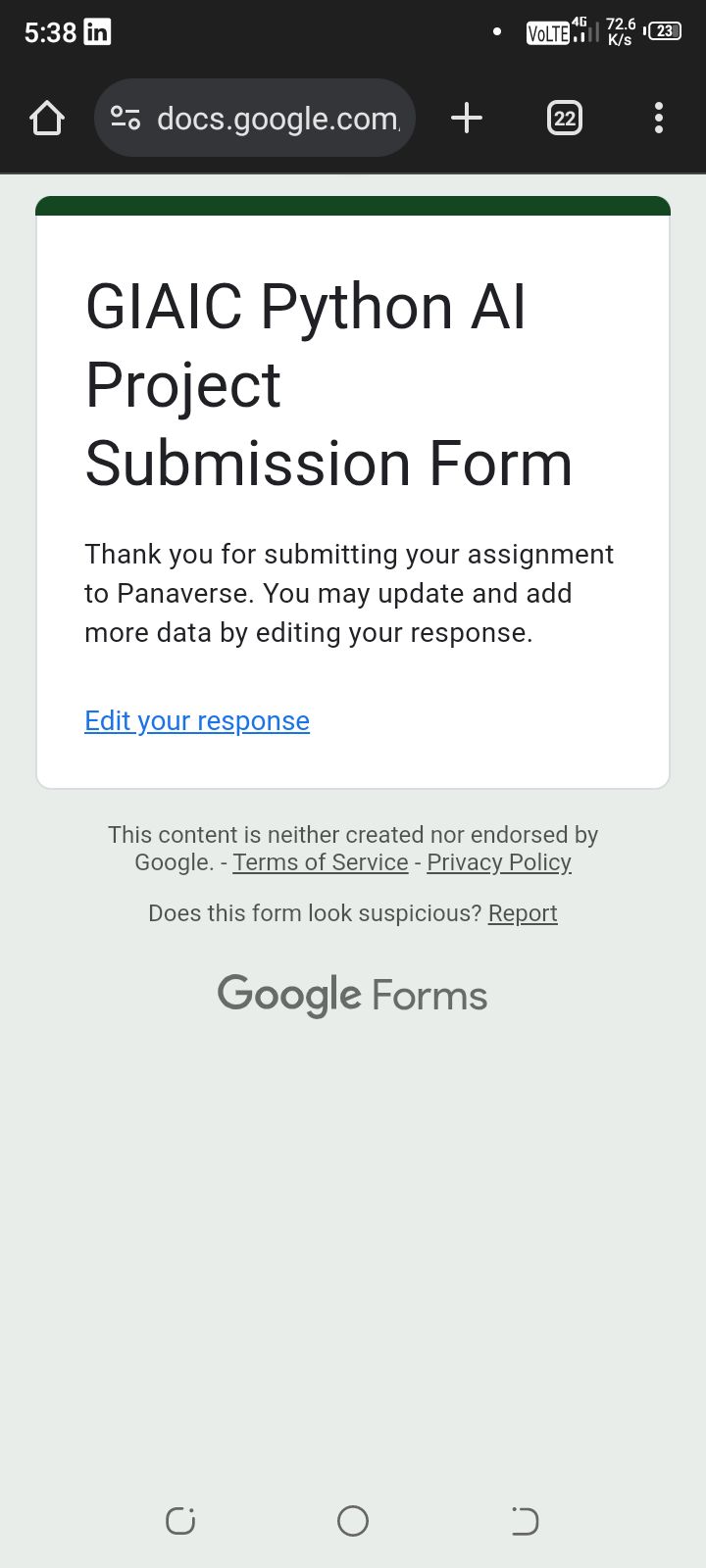 Alhumdullilah GIAIC python Ai project submission Form | Ahmad raza Alhumdullilah GIAIC python Ai project submission Form | Ahmad raza