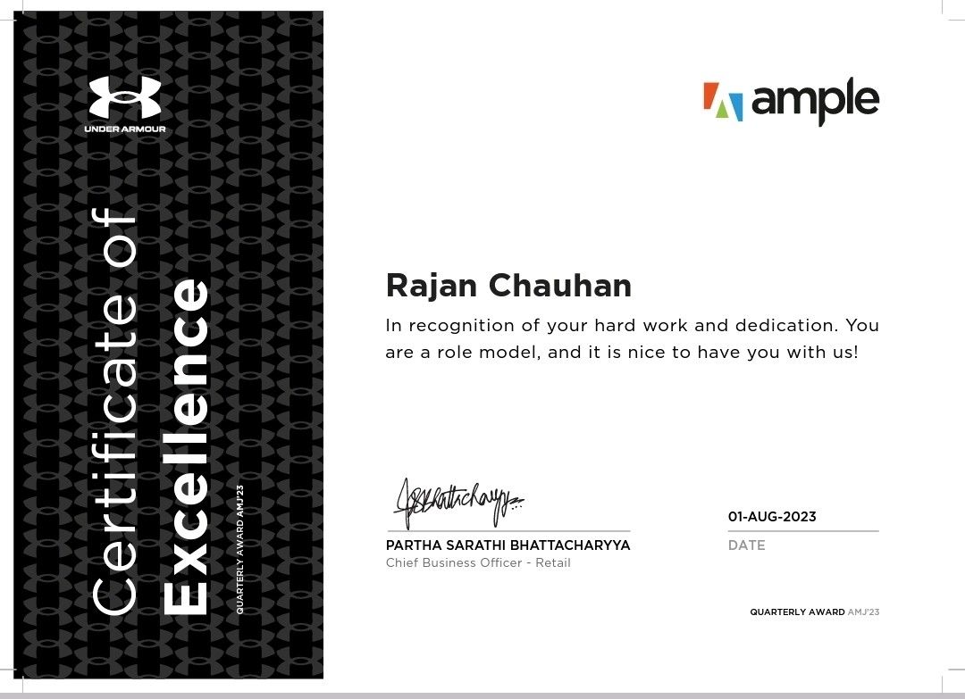 Rajan Chauhan on LinkedIn: I am happy to share that I have been Awarded ... Rajan Chauhan on LinkedIn: I am happy to share that I have been Awarded ...