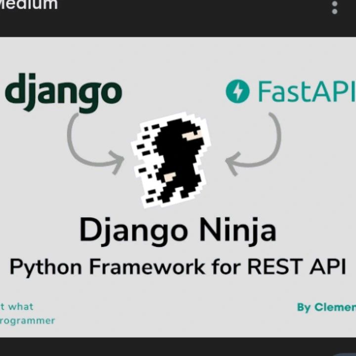 Reuben Nkukuu on LinkedIn: Django Ninja or DRF? Python Coding Python ... Reuben Nkukuu on LinkedIn: Django Ninja or DRF? Python Coding Python ...