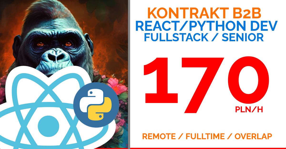 Dariusz Kieda na LinkedIn: 👉 FULLSTACK / REACT + DJANGO/ SENIOR👈👈👈 👉 ... Dariusz Kieda na LinkedIn: 👉 FULLSTACK / REACT + DJANGO/ SENIOR👈👈👈 👉 ...
