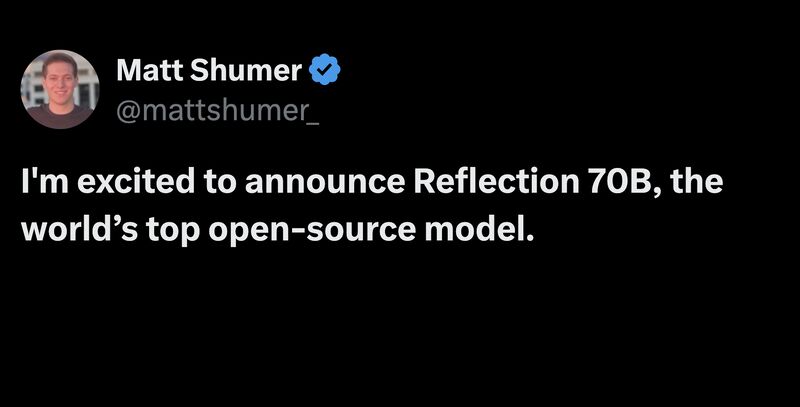 Kostya Numan on LinkedIn: Reflection-70B - Breakthrough or Fraud? A new ... Kostya Numan on LinkedIn: Reflection-70B - Breakthrough or Fraud? A new ...