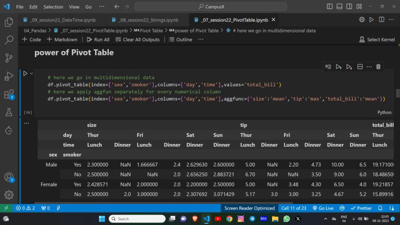 Adarsh Raj on LinkedIn: #day253 #100daysofcode #python #pandas # ... Adarsh Raj on LinkedIn: #day253 #100daysofcode #python #pandas # ...