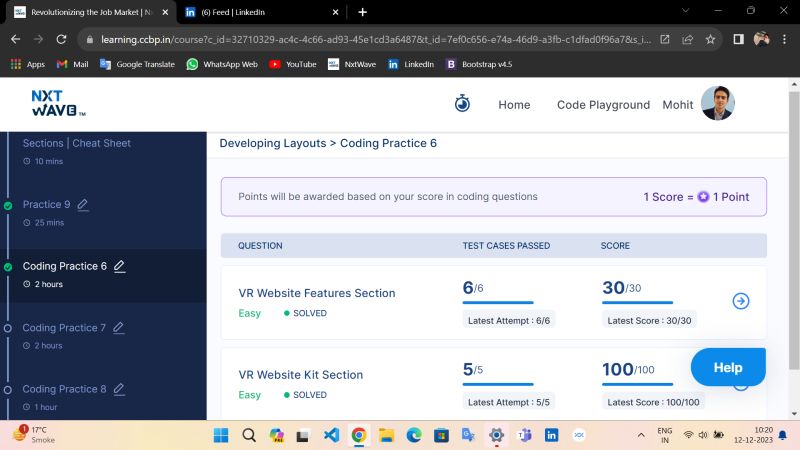 Mohit Joshi on LinkedIn: #day13 #30daysofcode #nxtwave #ccbp Mohit Joshi on LinkedIn: #day13 #30daysofcode #nxtwave #ccbp