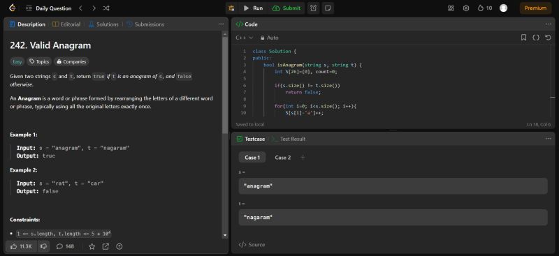 Day 55 of LeetCode Challenge: Data Structures and Algorithms | Vishal ... Day 55 of LeetCode Challenge: Data Structures and Algorithms | Vishal ...