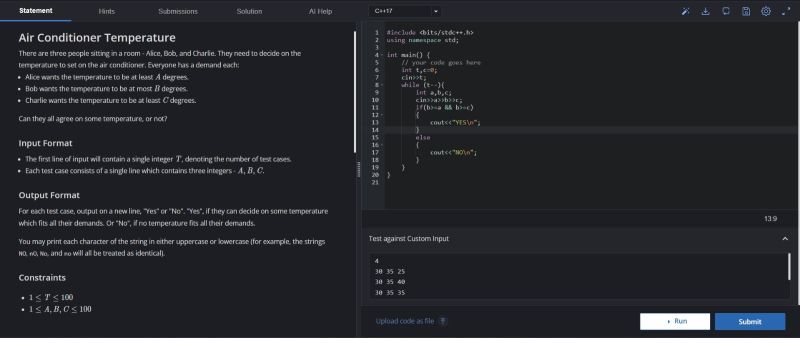Khushi Arora on LinkedIn: #100daysofcodechallenge #codechef #cplusplus ... Khushi Arora on LinkedIn: #100daysofcodechallenge #codechef #cplusplus ...