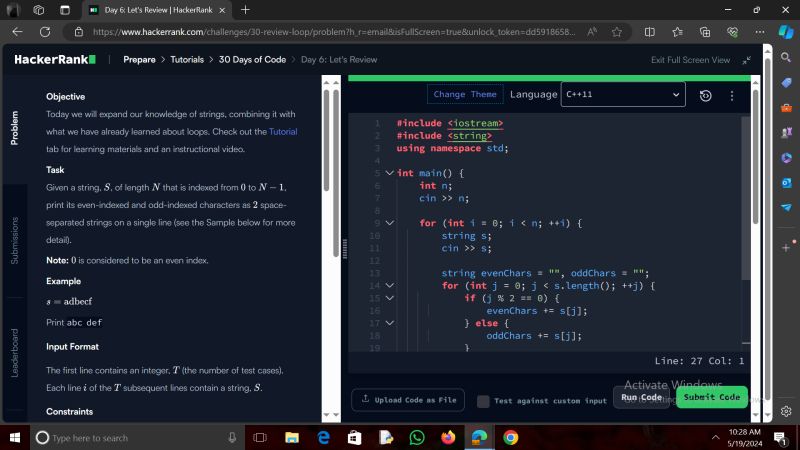 Riya Rathore on LinkedIn: #30daysofcode #c #codingchallenge #hackerrank ... Riya Rathore on LinkedIn: #30daysofcode #c #codingchallenge #hackerrank ...