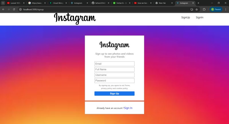 Farhan Bashir on LinkedIn: #instagramclone #reactjs #nodejs #mongodb # ... Farhan Bashir on LinkedIn: #instagramclone #reactjs #nodejs #mongodb # ...