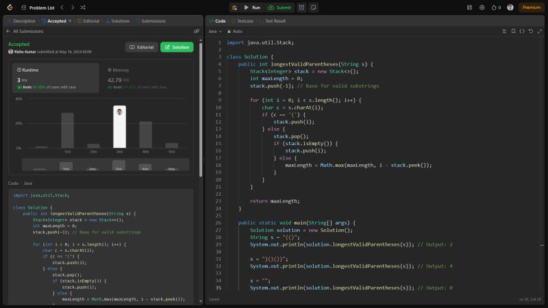 Rishu Kumar on LinkedIn: #leetcode #leetcode #codingjourney #algorithms ... Rishu Kumar on LinkedIn: #leetcode #leetcode #codingjourney #algorithms ...