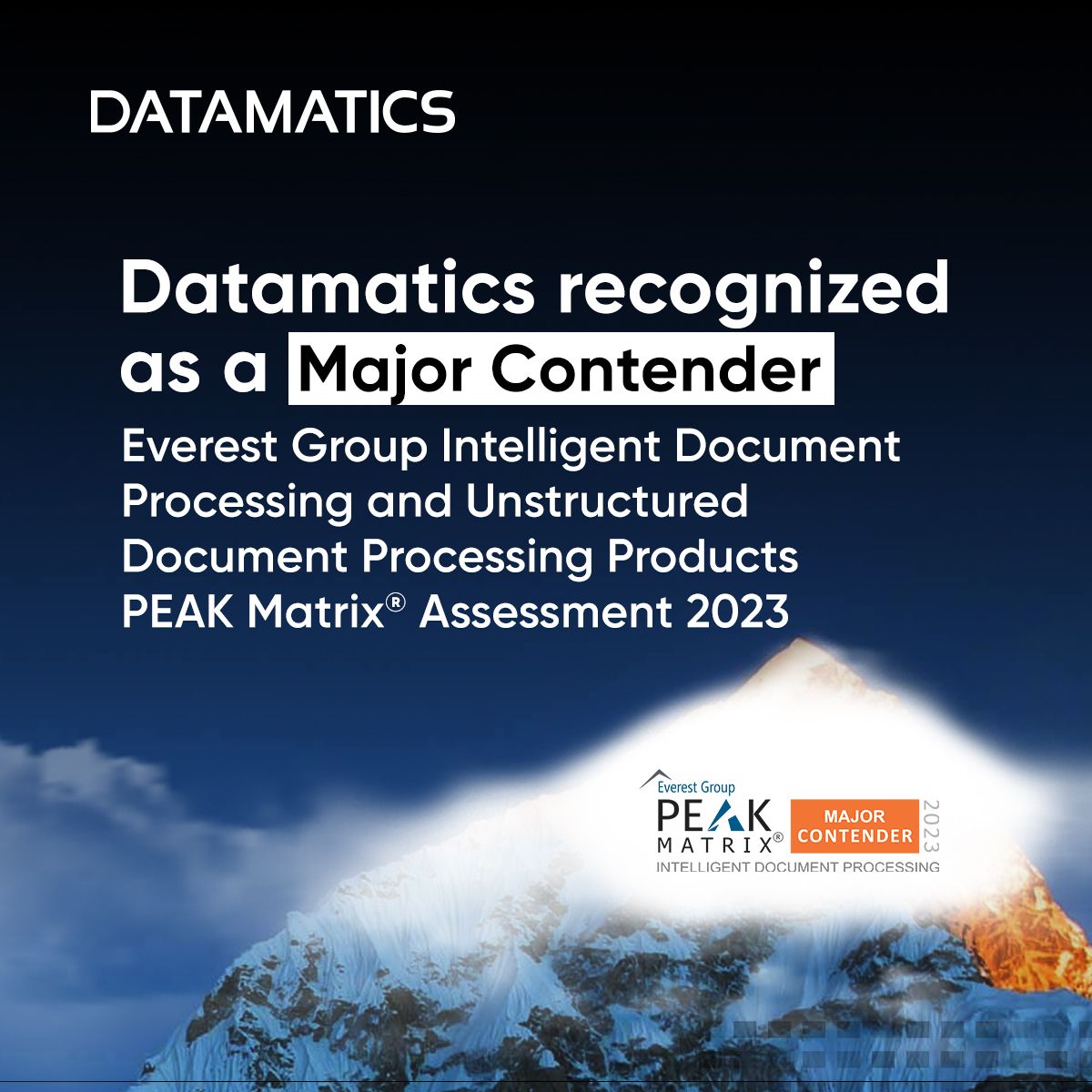 Datamatics on LinkedIn: Everest Group recognizes Datamatics TruCap+ as ... Datamatics on LinkedIn: Everest Group recognizes Datamatics TruCap+ as ...