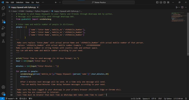 Param Sahu on LinkedIn: #happydiwali #pythonprogramming #pythoncoding Param Sahu on LinkedIn: #happydiwali #pythonprogramming #pythoncoding