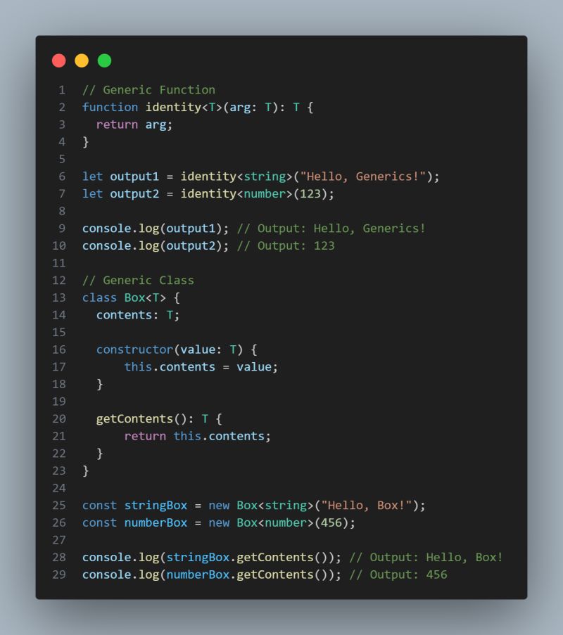 Sabdar Shaikh on LinkedIn: #typescript #generics #coding # ... Sabdar Shaikh on LinkedIn: #typescript #generics #coding # ...