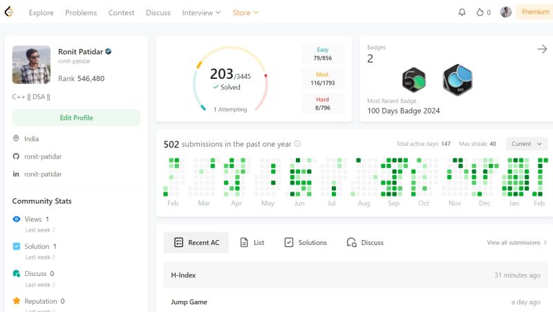 #leetcode #problemsolving #codingjourney #milestones #keeplearning ... #leetcode #problemsolving #codingjourney #milestones #keeplearning ...