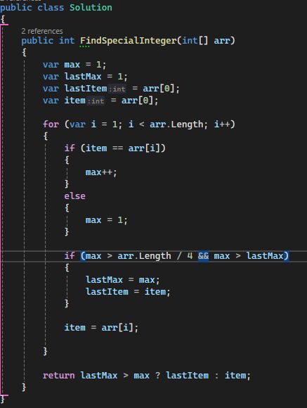 1/300 LeetCode Element Appearing More Than 25% In Sorted Array Given an ... 1/300 LeetCode Element Appearing More Than 25% In Sorted Array Given an ...